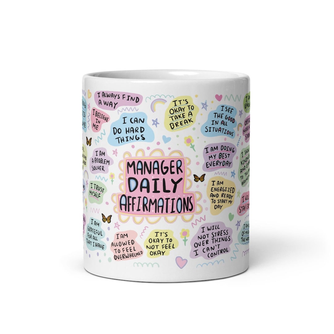 Manager Mug, Manager Affirmation Mug, Manager Gift, Gift for Manager ...