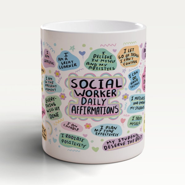 Social Work Cup - Etsy