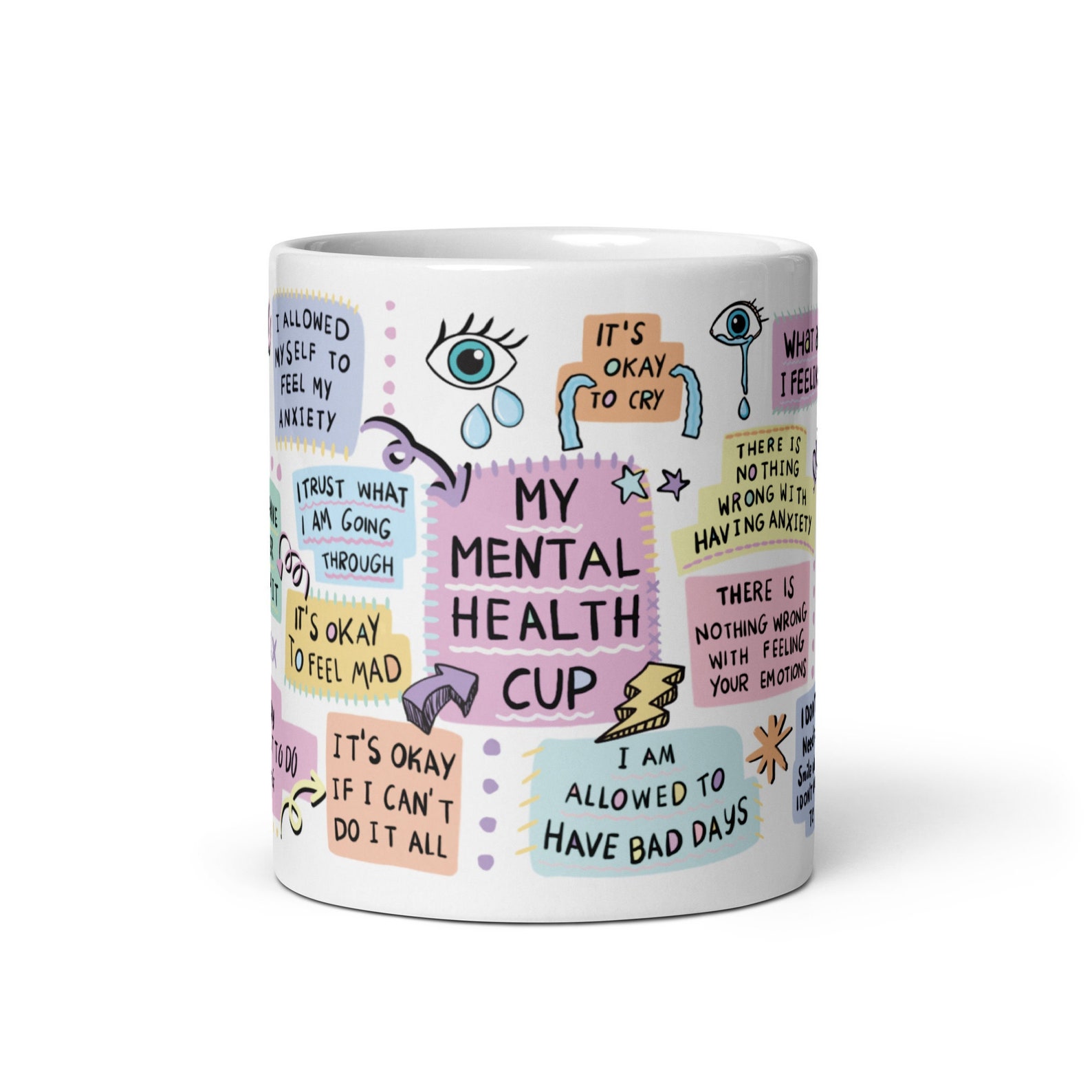 Mental Health Support Mug, Anxiety Mug, Mental Health Matters Mug ...