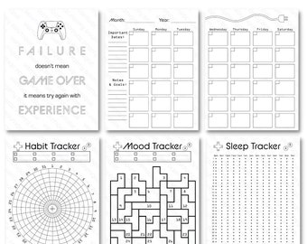 Video Game Bullet Journal - Etsy