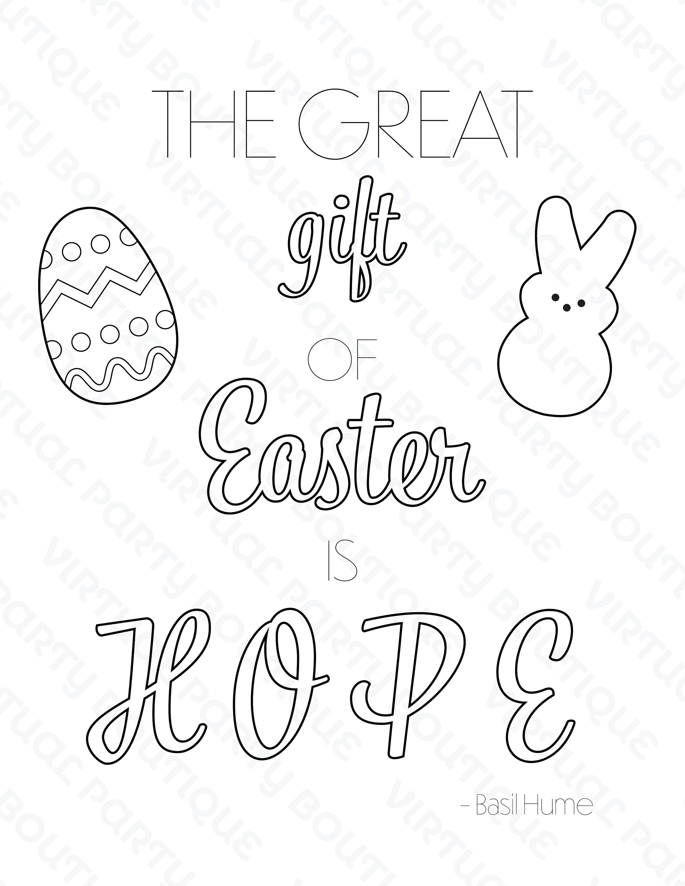 Printable Easter April Bujo Bullet Journal Spread 30 Days - BLACK ...