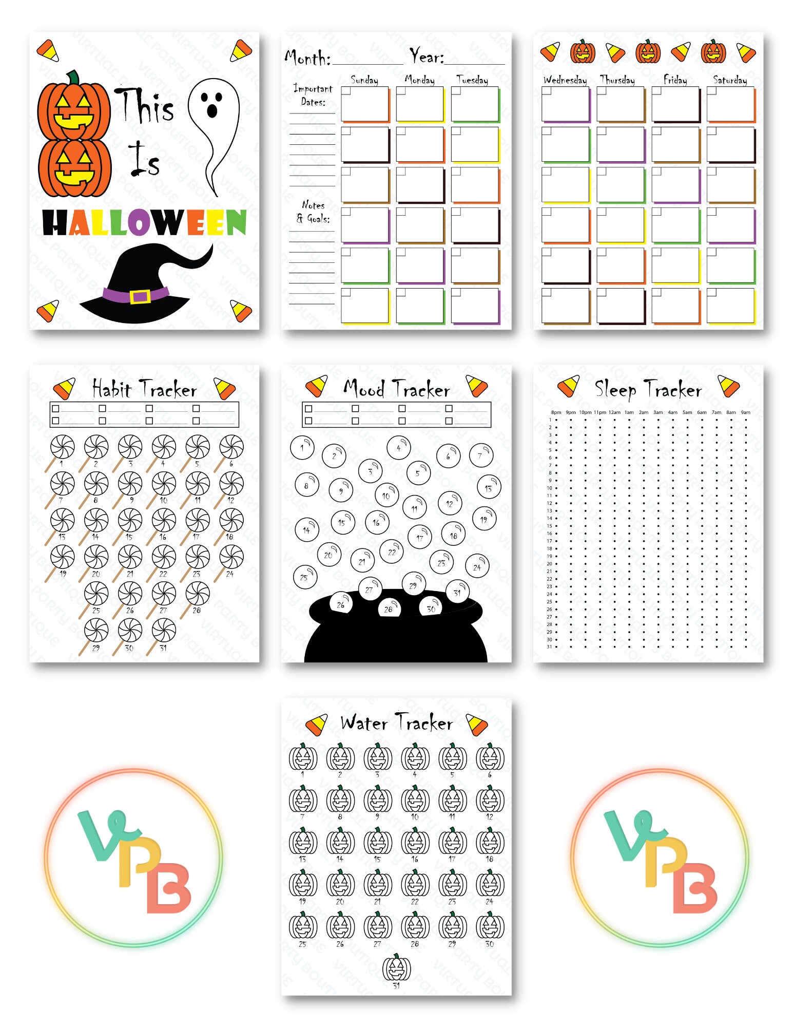 Printable Bujo Bullet Journal Spread 1 Full Year - COLOR - Etsy