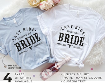 Last Ride Bachelorette Party Shirts - Etsy
