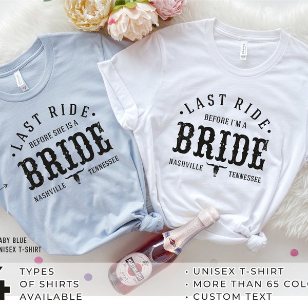 Last Ride Bachelorette Party Shirts - Etsy