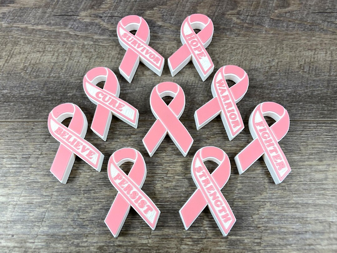 Breast Cancer Awareness Pink Ribbon Magnets - 1 Dollar Donated to ...