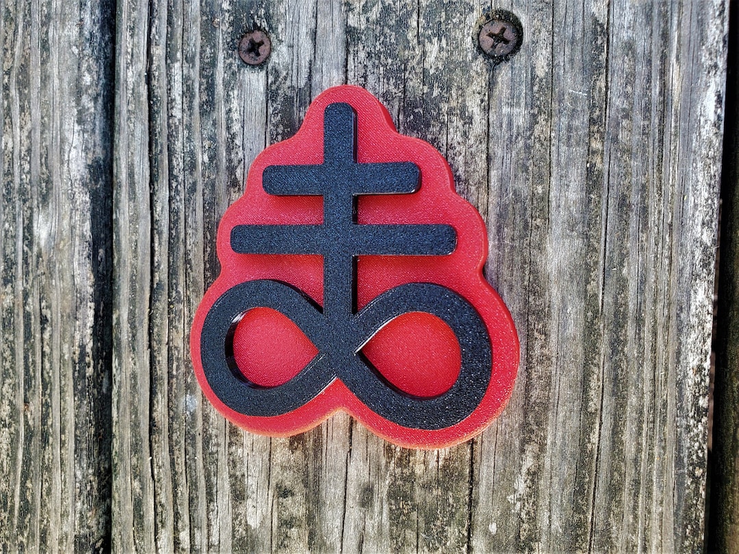 Brimstone Alchemy Symbol Magnet Leviathan Cross Inspired by - Etsy