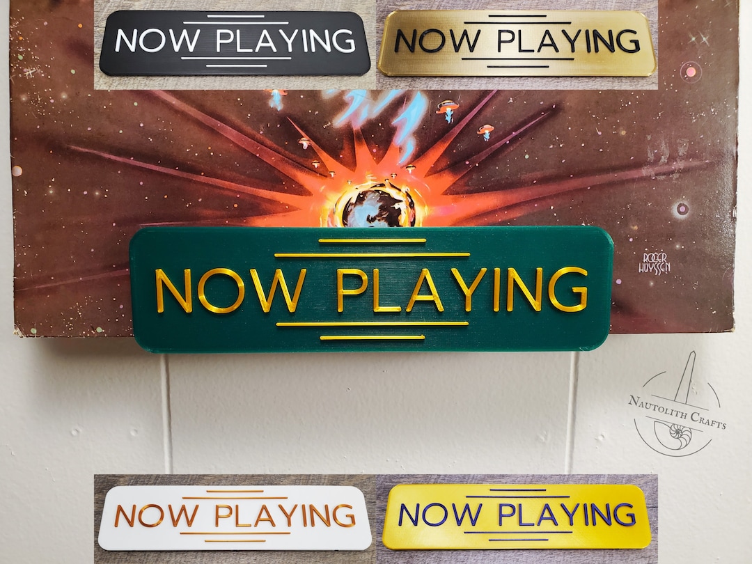 Now Playing Wall Mount Display for Vinyl Records - Retro Holder for ...