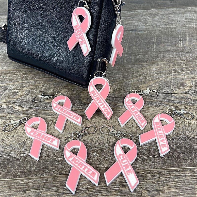 Cancer Keychain - Etsy