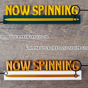 Retro Now Spinning Wall Mount Display for Vinyl Records - Holder for ...