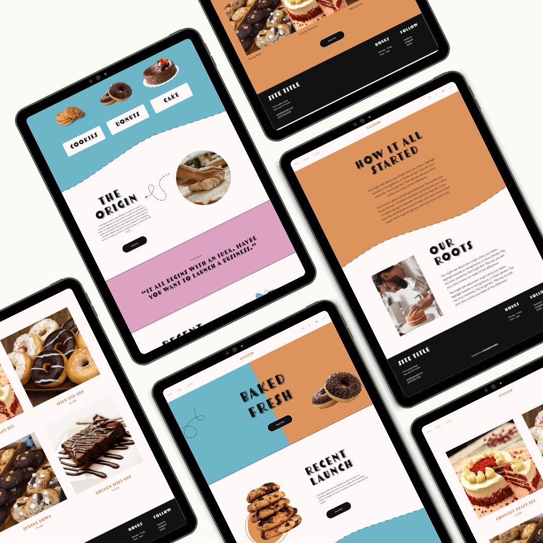 Squarespace Template for Bakery, Restaurants, Hotel, Food Shop, Online ...