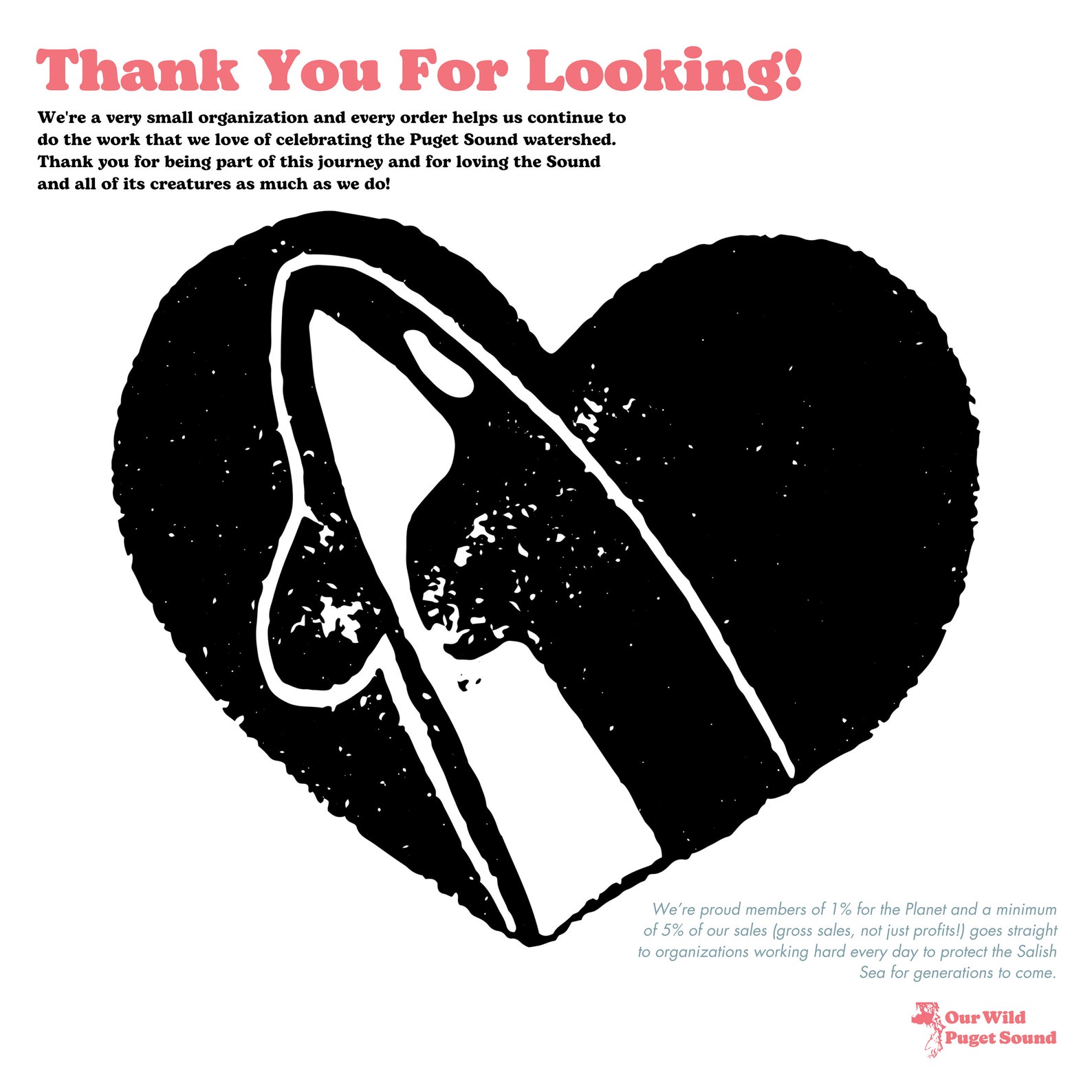 Killer Whale Block Print Kitchen Towel Screenprinted by Hand With Eco ...