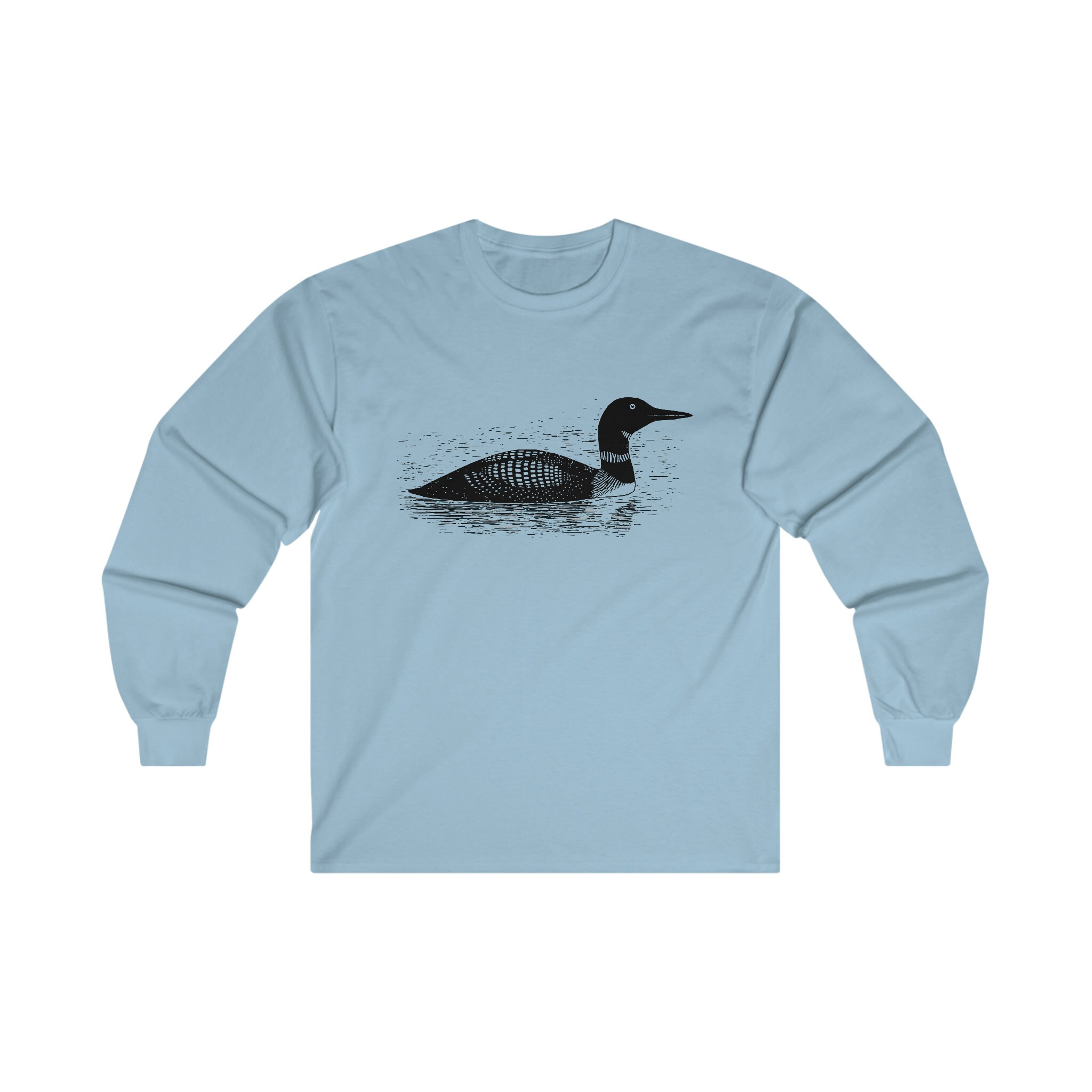 Common Loon Long Sleeve Tee Bird Shirts for Nature Lovers Gifts for ...