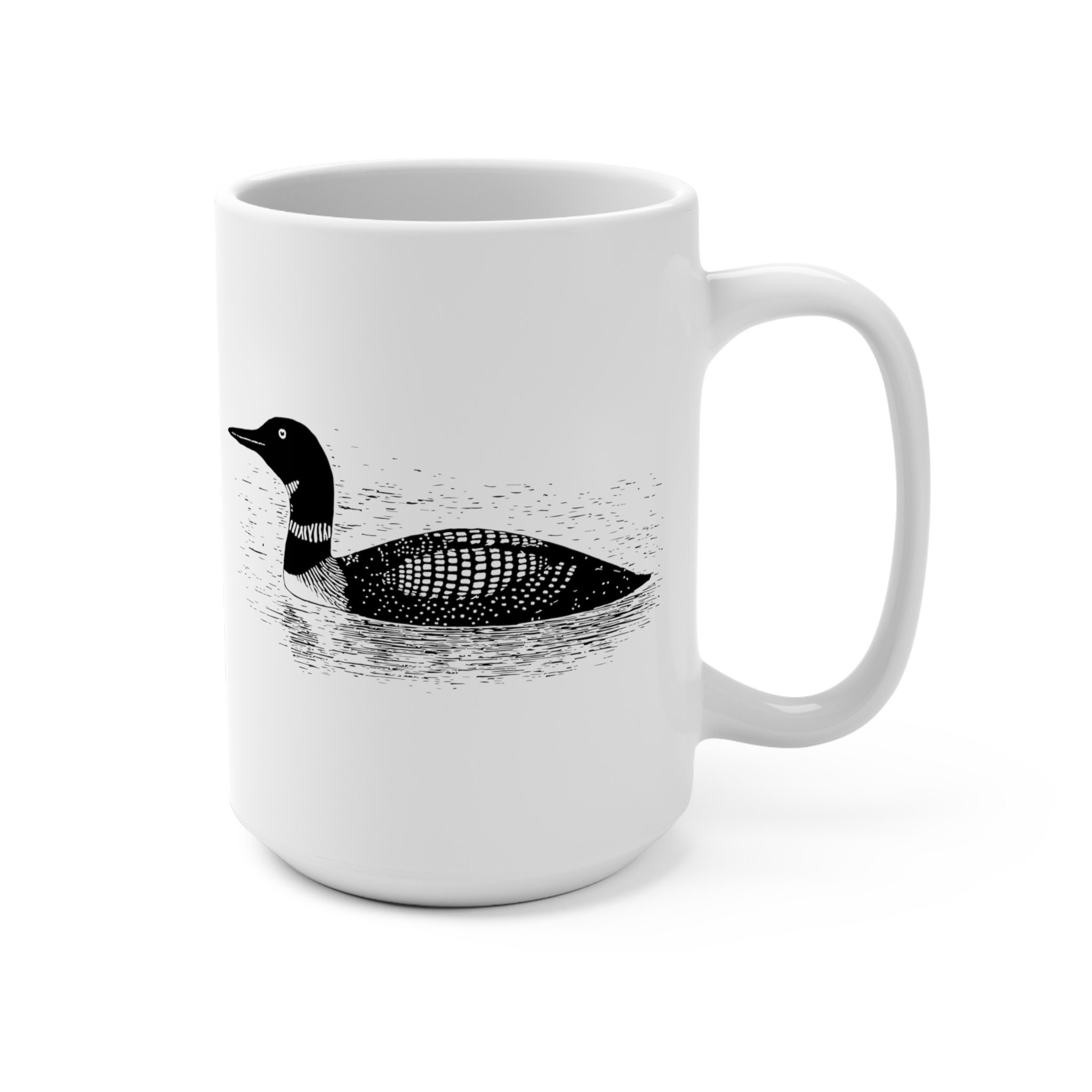 Common Loon Ceramic Mug With a Vintage Cottagecore Aesthetic | Coffee ...