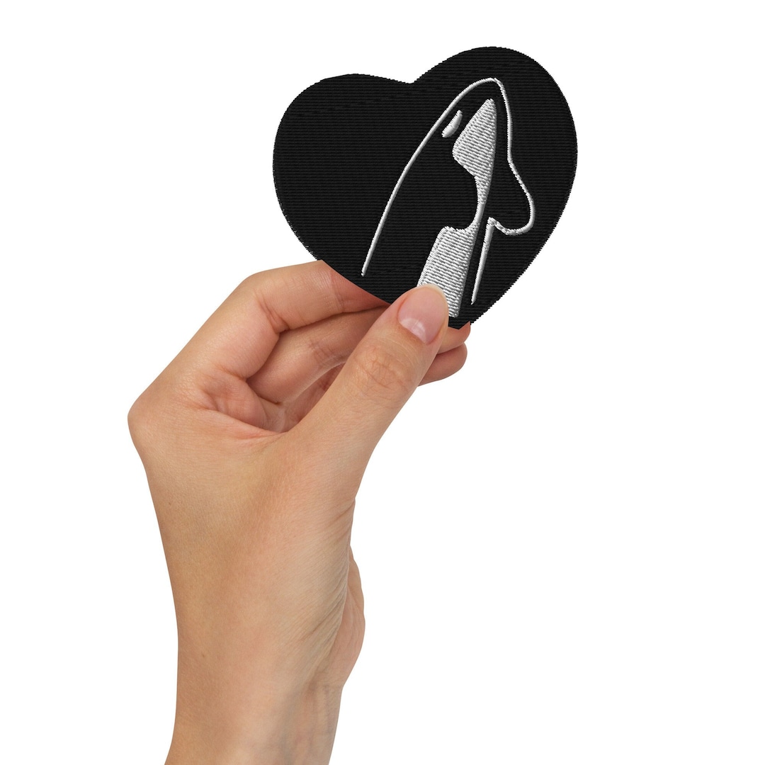Orca Heart Embroidered Patch | Killer Whale Embroidery Patch | Orca Accessories | Iron-on Patch ...