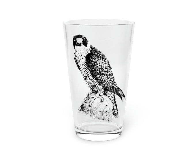 Hawk Beer Glass, Hawk Glasses, Animal Beer Glass, Beer Gift, Beer Glass ...