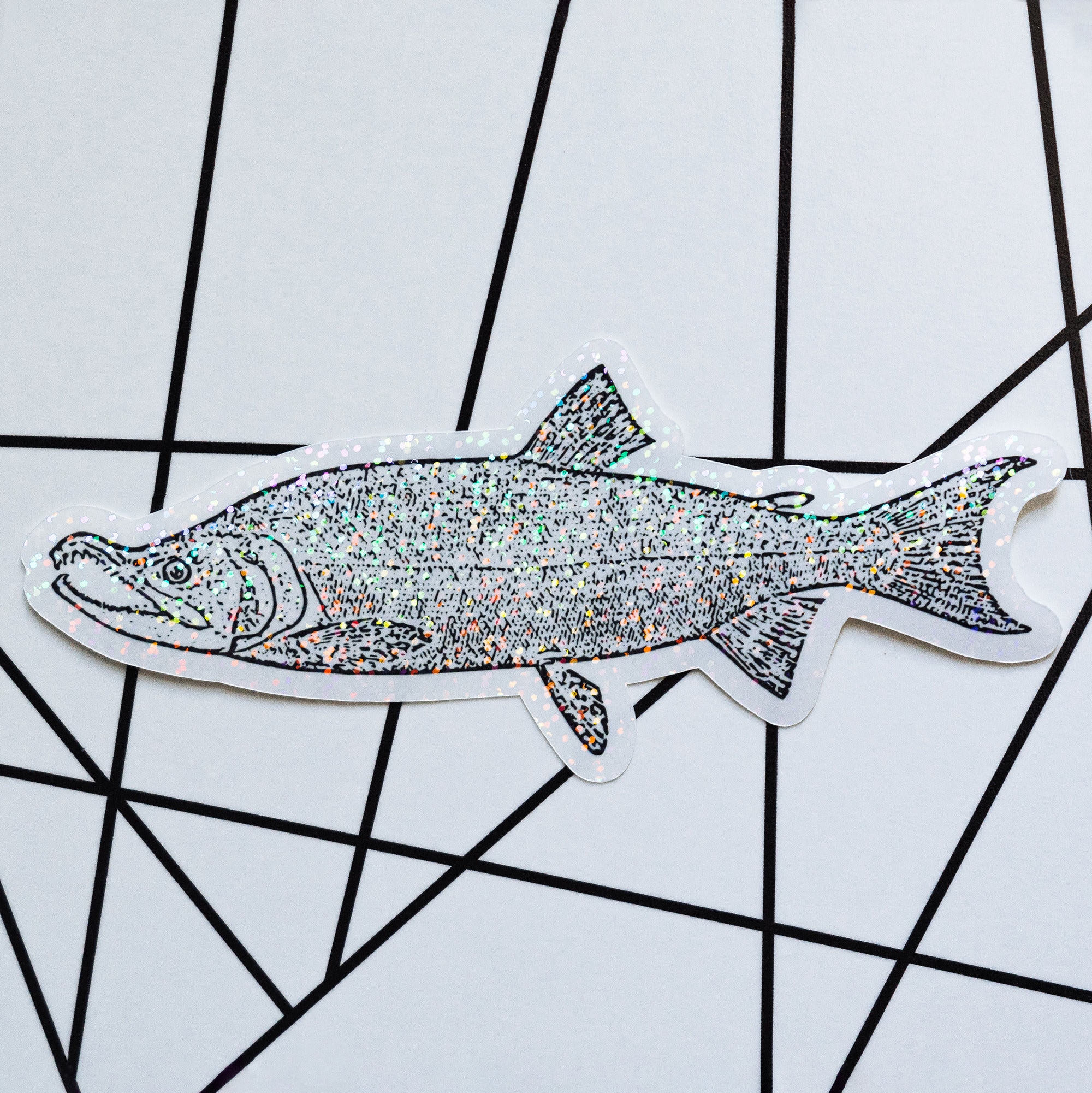 Sockeye Salmon Vinyl Sticker | Fishing Stickers for Nature Lovers ...