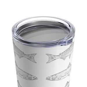 Pacific Salmon Species 20oz Insulated Travel Mug | Chinook Salmon | Fly ...