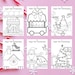 12 Days 'til Christmas Coloring Countdown. Kids Christmas Coloring ...