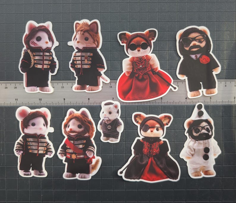 Emo Critters LLTBP Stickers - Etsy