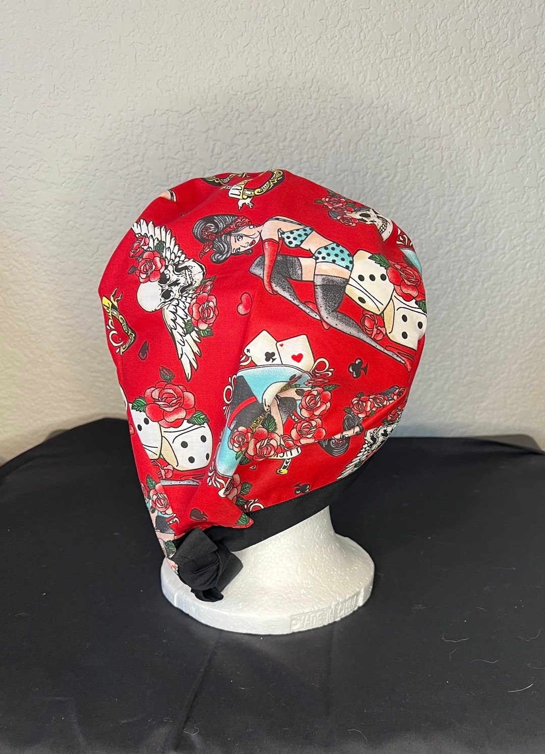 Red Surgical Cap - Etsy