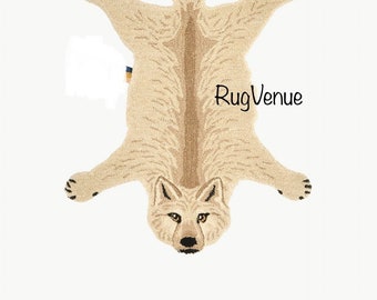 Wolf Skin Rug - Etsy