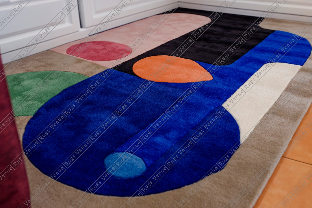 New Modern Style Hand Tufted Area Rug Made up of Pure New - Etsy
