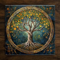 Tree of Life Tile - Etsy