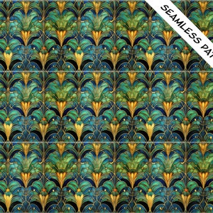 Art Nouveau | Art Deco | Ornate 1920s Style Design (#67), *SEAMLESS ...