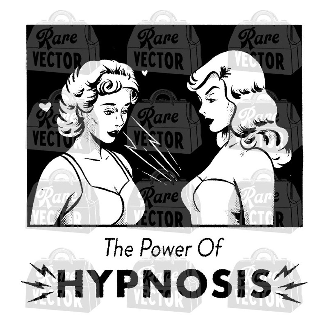 The Power of Hypnosis Printable Vector Clip Art Graphic - Etsy