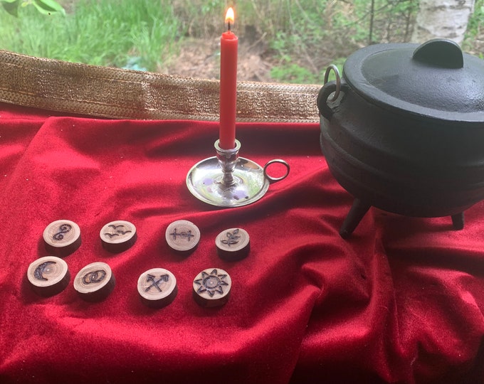 8 Witches Runes Made From Rowan Tree - Etsy