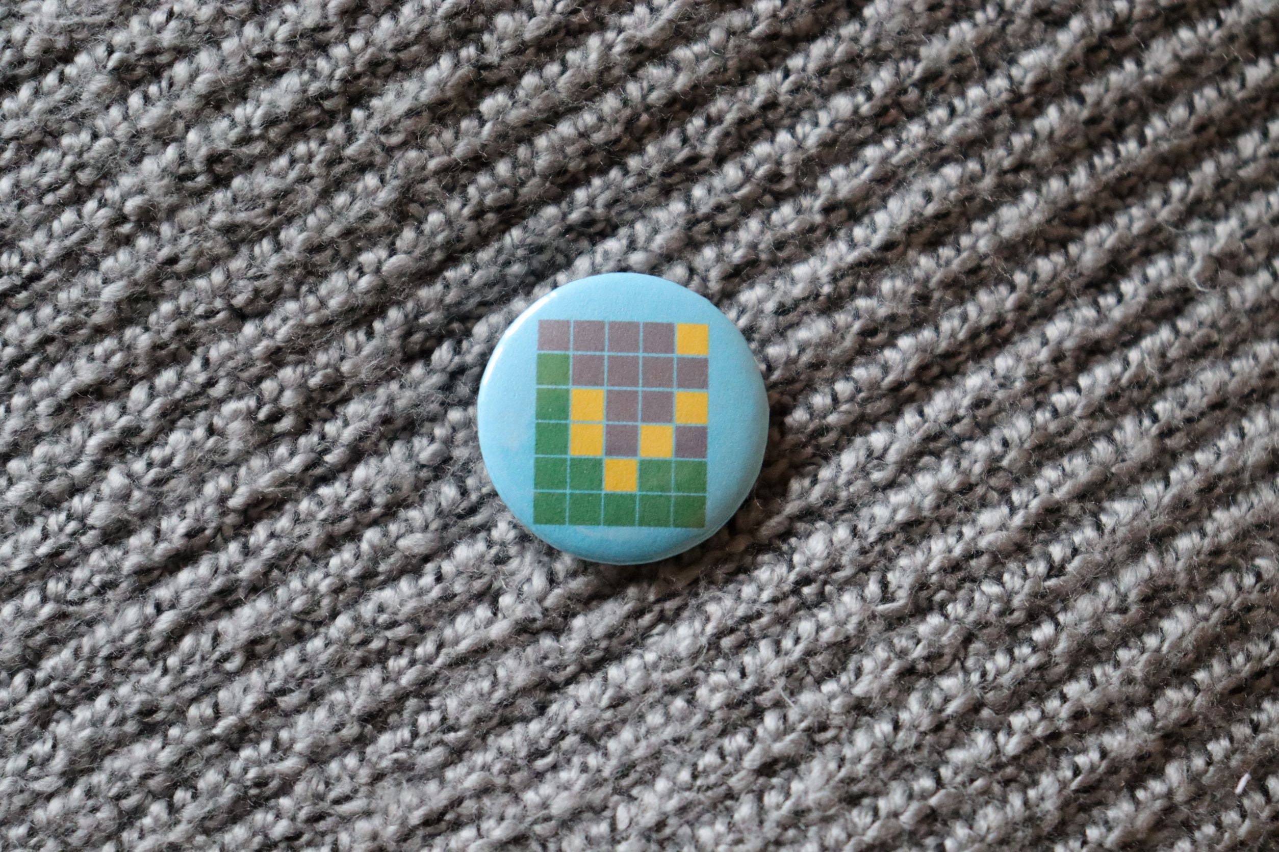 Wordle Nerd Popular Puzzle Game Badge Set - Etsy