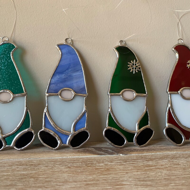 Stained Glass Gnomes - Etsy