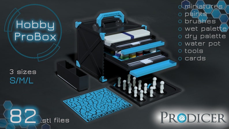 Hobby Probox - Portable & Modular Miniature Painting Transport System ...