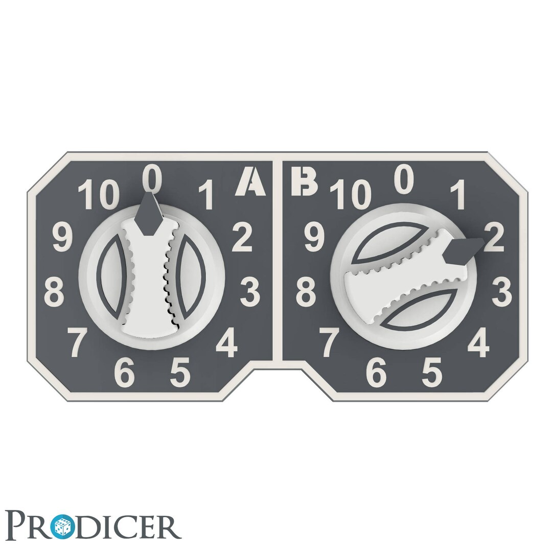 2x10 Point Counters for Tabletop Games e.g. Suitable for Warhammer 40K ...