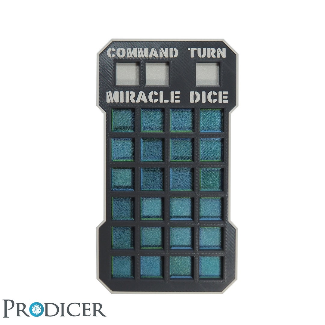 Sci-fi Miracle Dice Pro Dashboard Miracle Dice Organizer Compatible ...