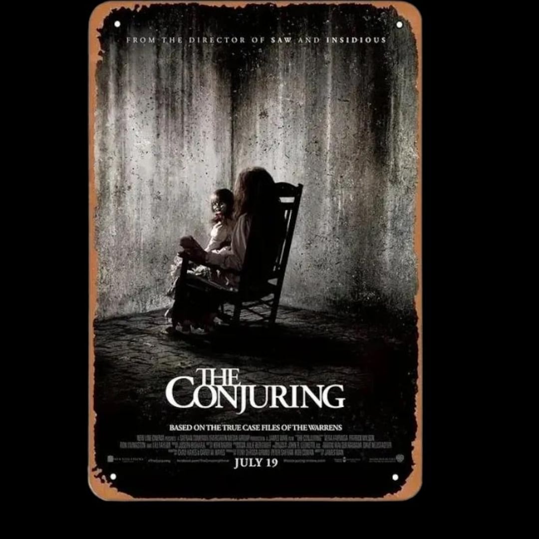 Vintage-style 'the Conjuring' Horror Movie Tin Sign - Etsy