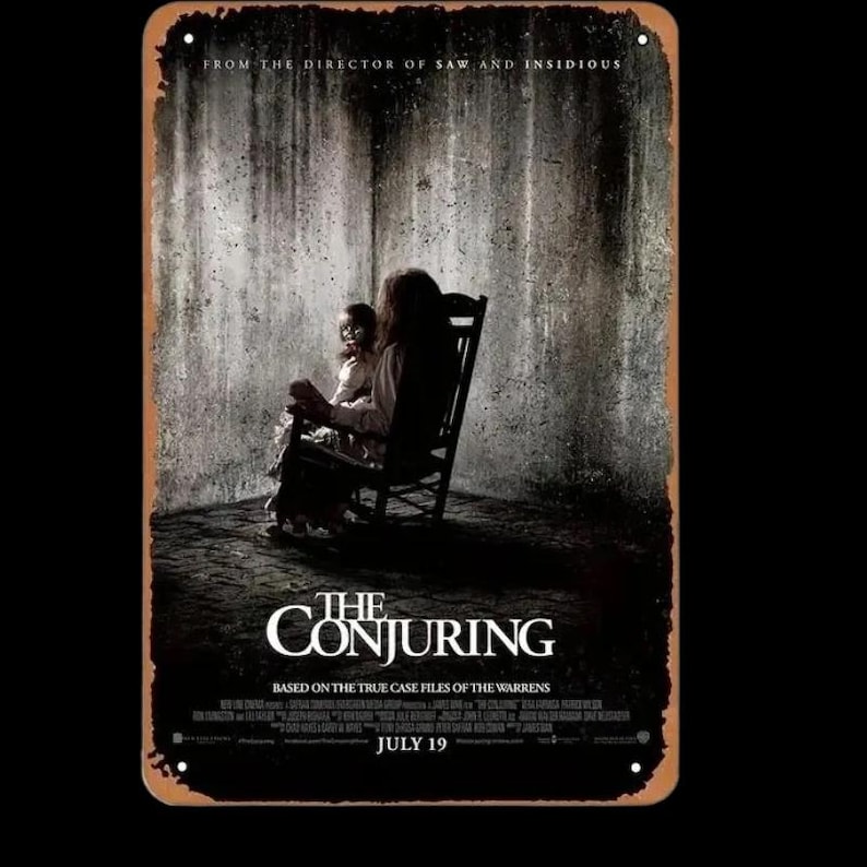 Vintage-style 'the Conjuring' Horror Movie Tin Sign - Etsy