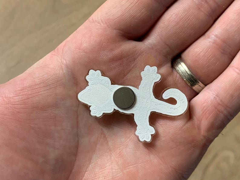 Illustrative Crested Gecko Card - Etsy