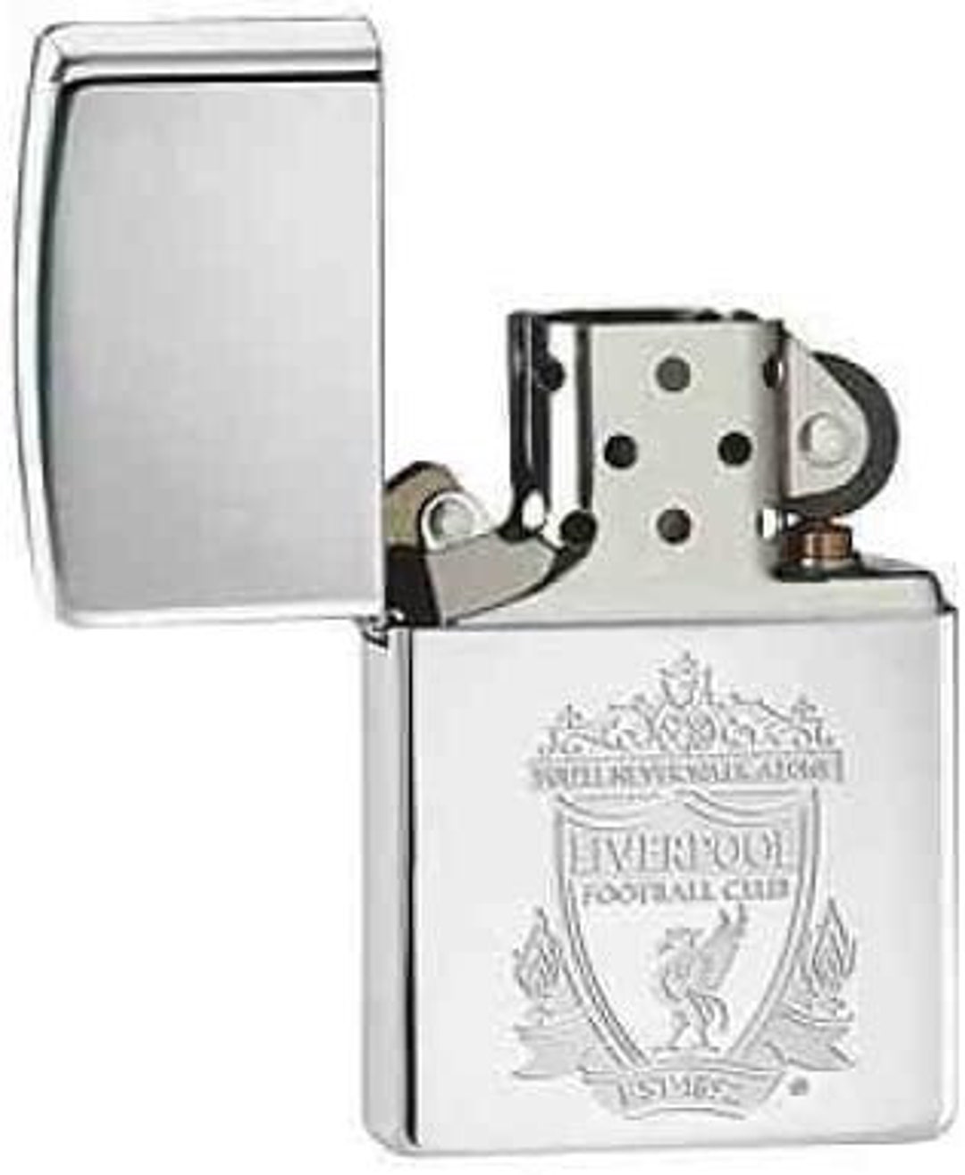 Zippo Liverpool Football Club Petrol Lighter With Personalisation ...