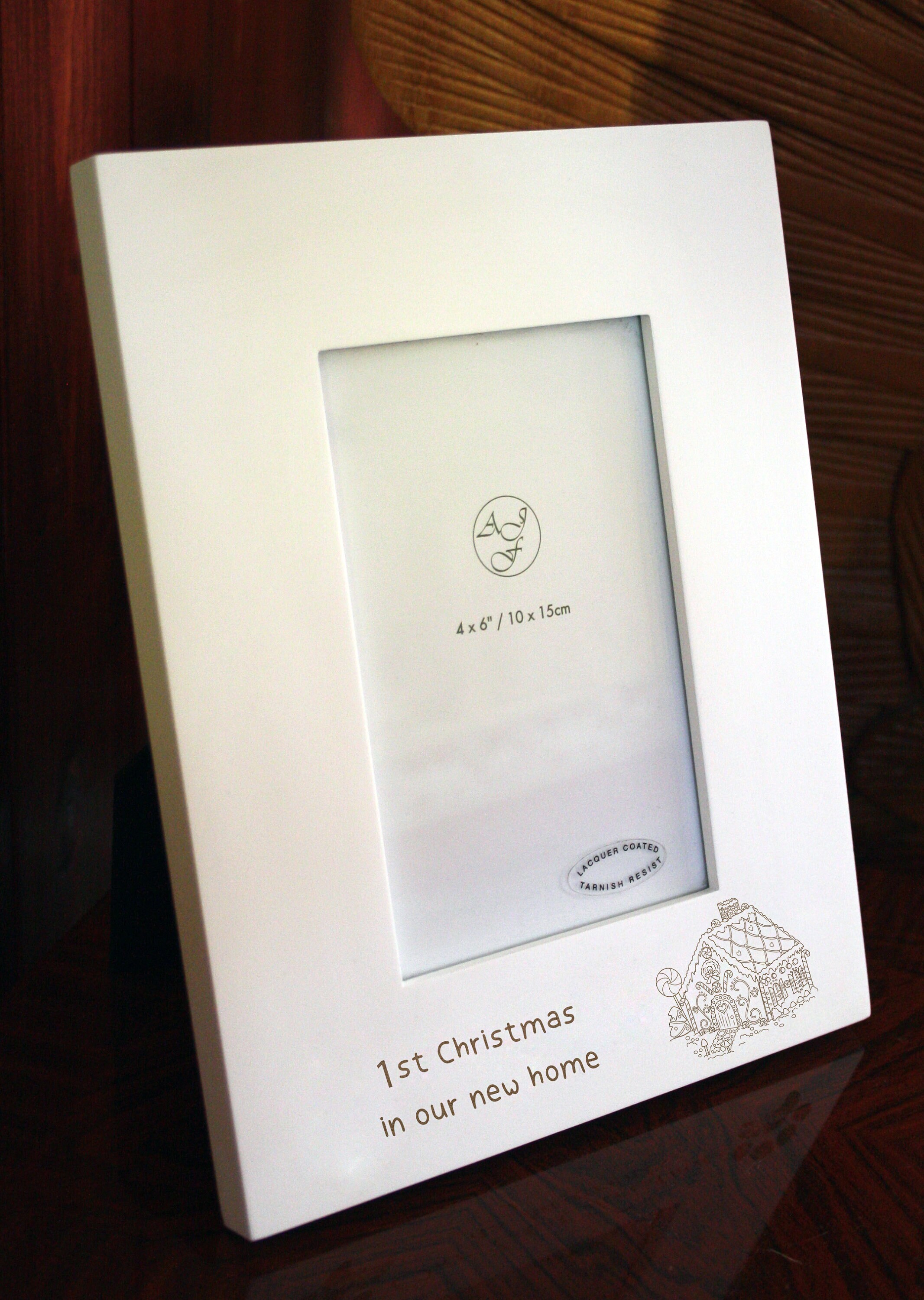 1st Christmas in Our New Home Photo Frame 6x4 Portrait White - Etsy