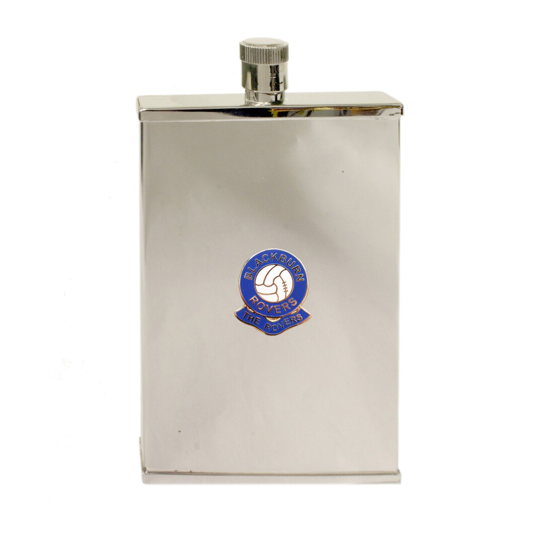 Blackburn Rovers Football Club Slim Pocket Flask - Etsy UK