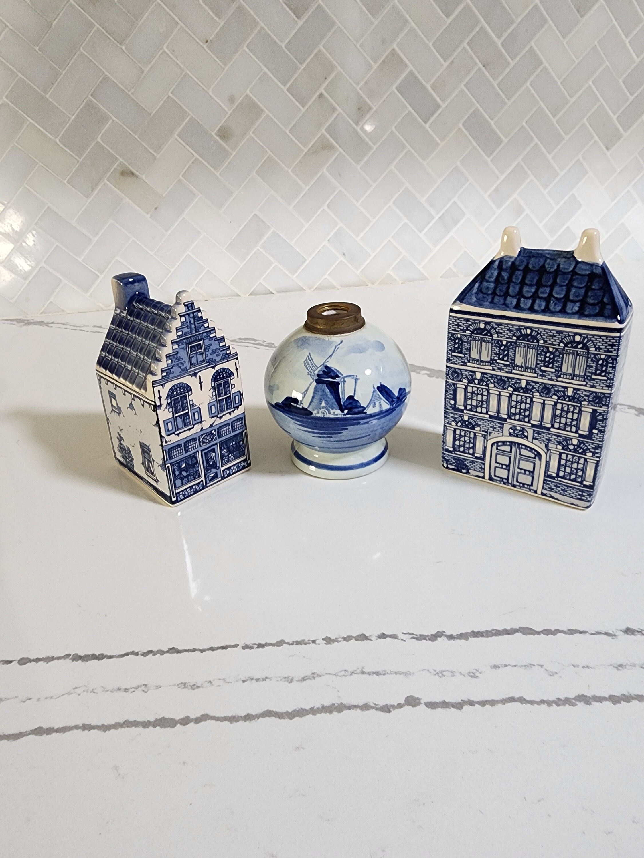 Delft Collection of Hand Painted Vintage Blue & White Collectibles - Etsy
