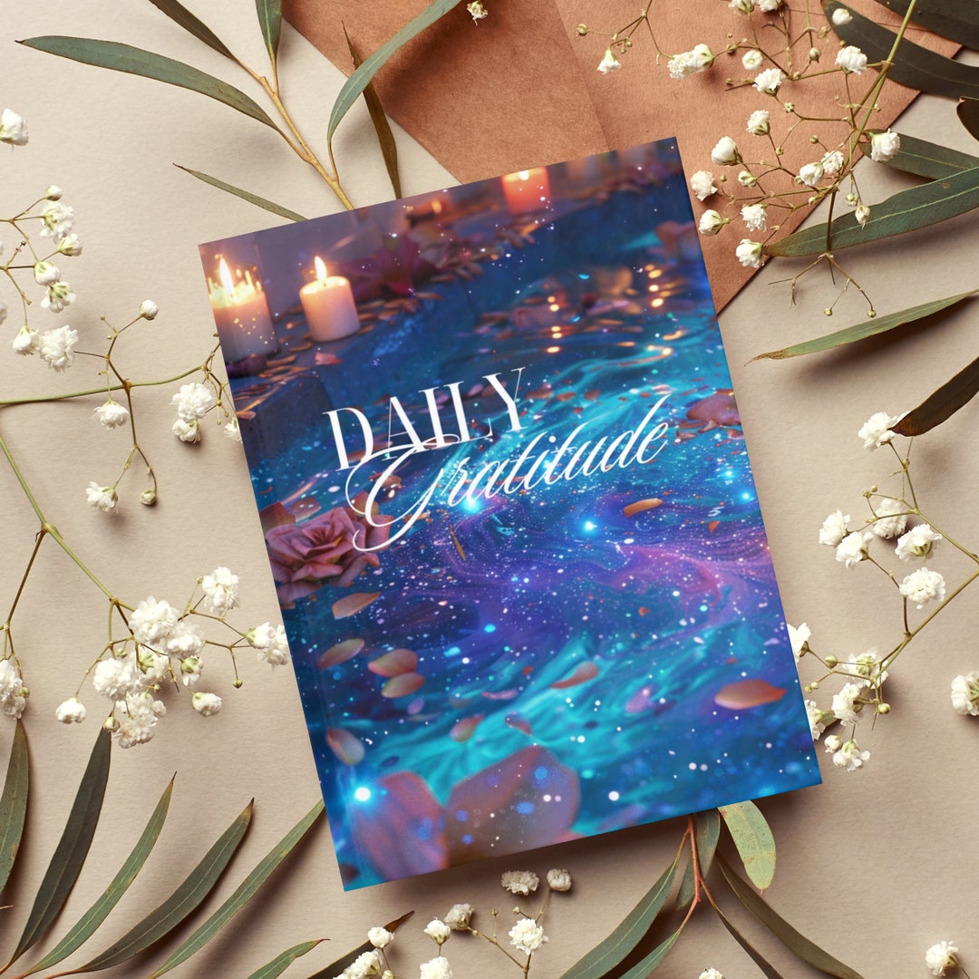 Daily Gratitude Journal Hardcover Notebook for Cultivating Positivity ...