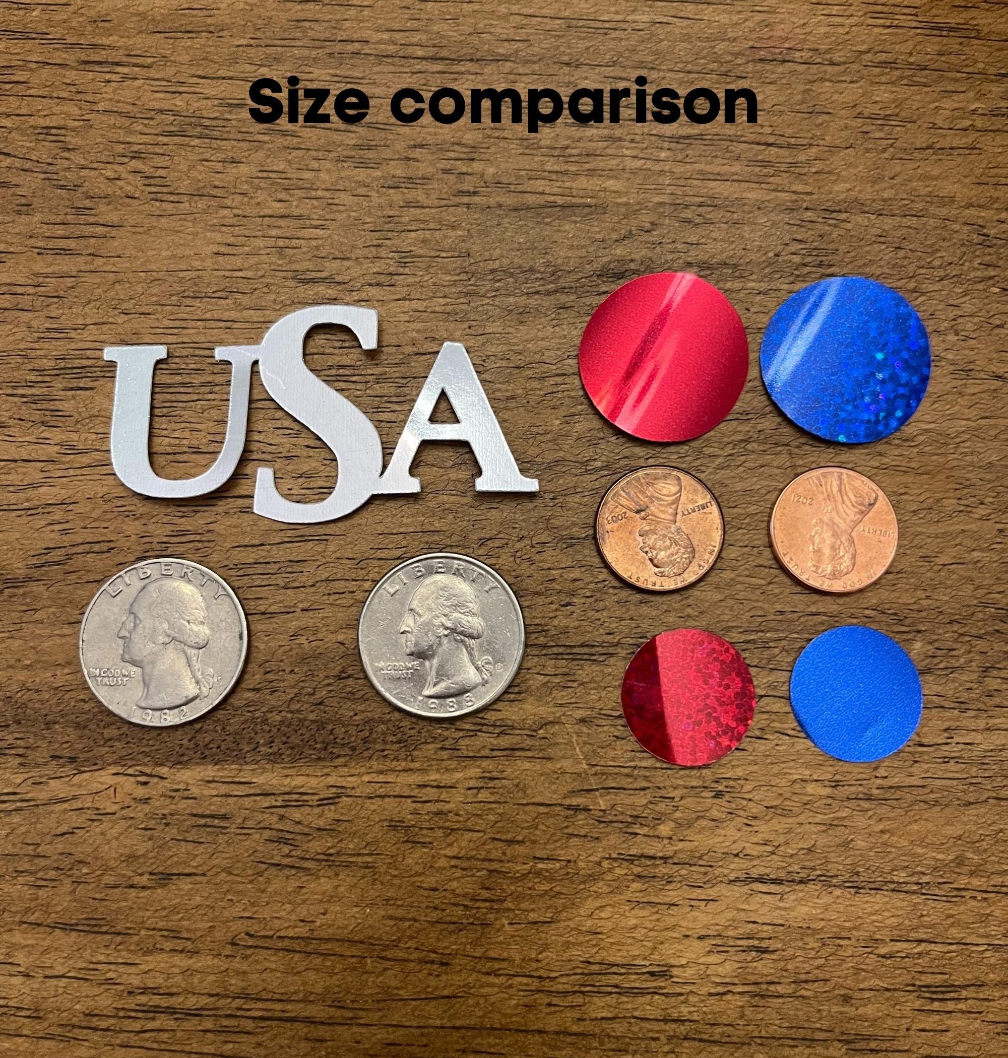 USA Confetti July 4th Confetti Red White Blue Party - Etsy