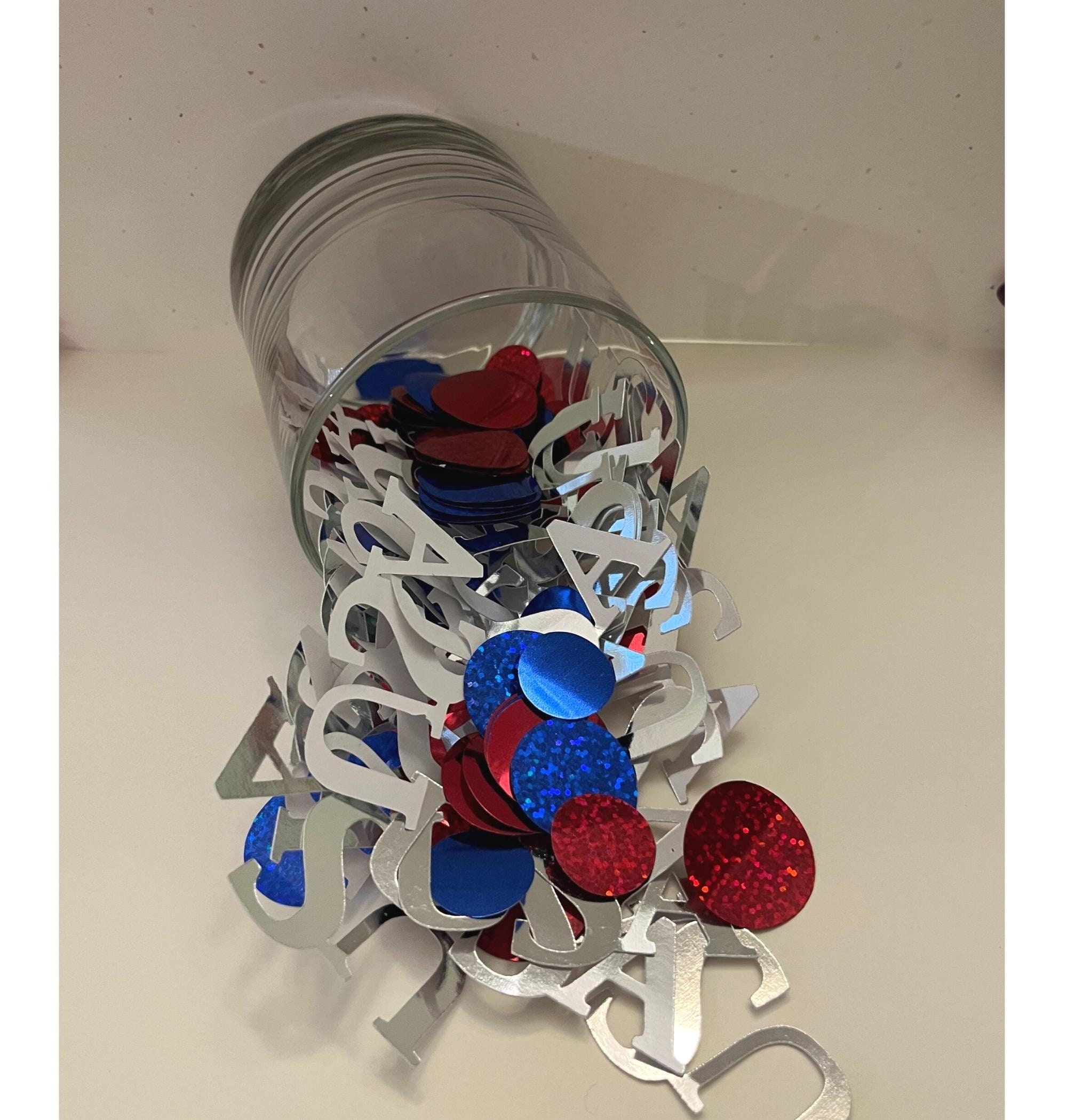 USA Confetti July 4th Confetti Red White Blue Party - Etsy