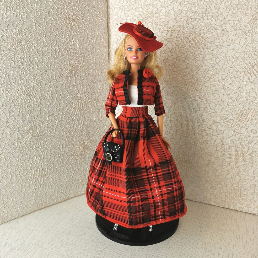 Outfit parisian for Barbie. Clothing for Barbie.doll Clothing. - Etsy