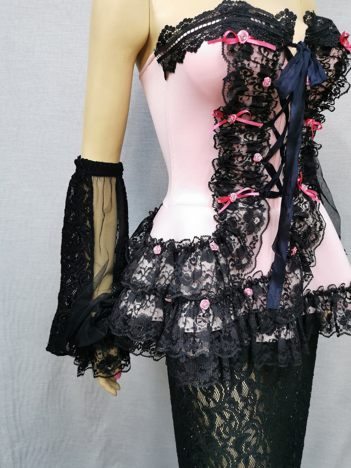 Long Green Sleevespuffed Sleeves Victorian Sleeves Vampire - Etsy