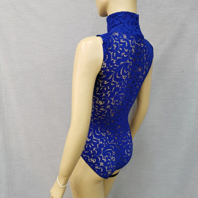 Turtle Neck Bodysuit, Open Shoulder Bodysuit, Lace Bodysuit, Guipure ...
