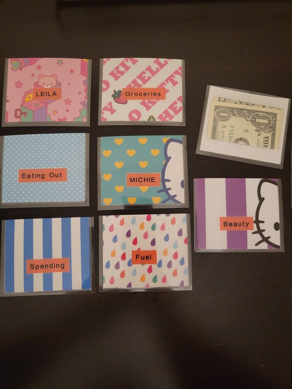 Hello Kitty Theme Micro Cash Envelope - Etsy