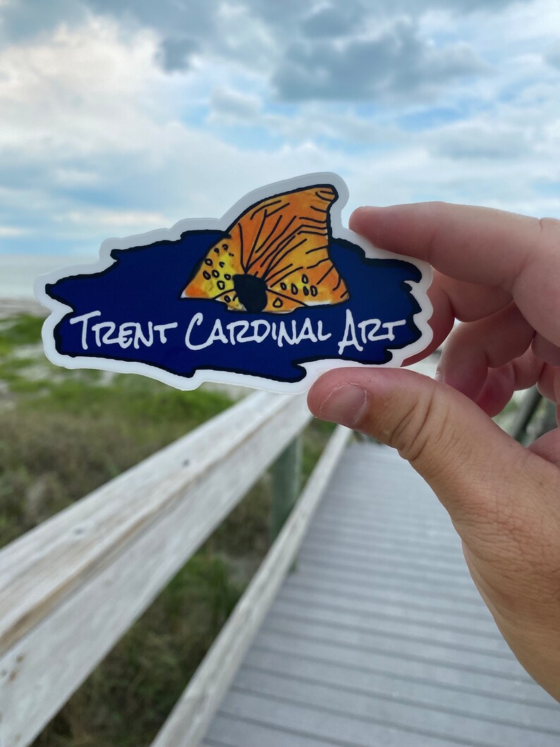 Fish Sticker Redfish Decal Waterproof Sticker Vinyl Sticker for Truck ...